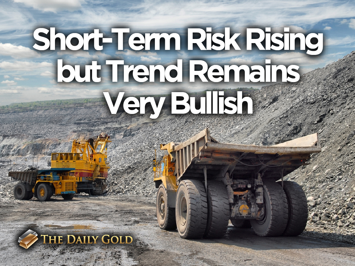 Short-Term Risk Rising but Trend Remains Very Bullish – The Daily Gold